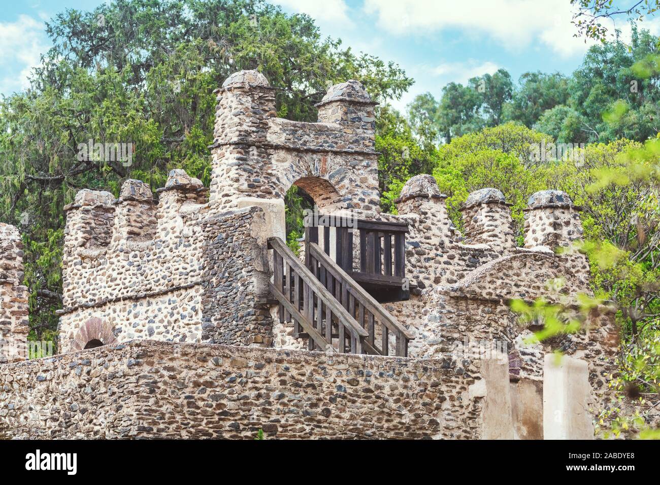 Africa Ethiopia, Gondar, Gonder, Royal Enclosure Fasil Ghebbi Fasilides ...