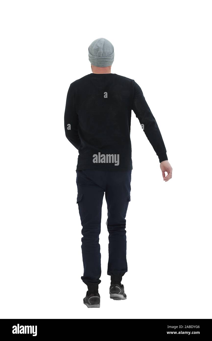 Man rear view back full pullover hi-res stock photography and images ...