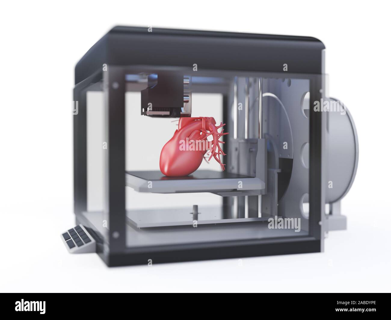 3d rendered medically accurate illustration of a 3d printer printing a ...