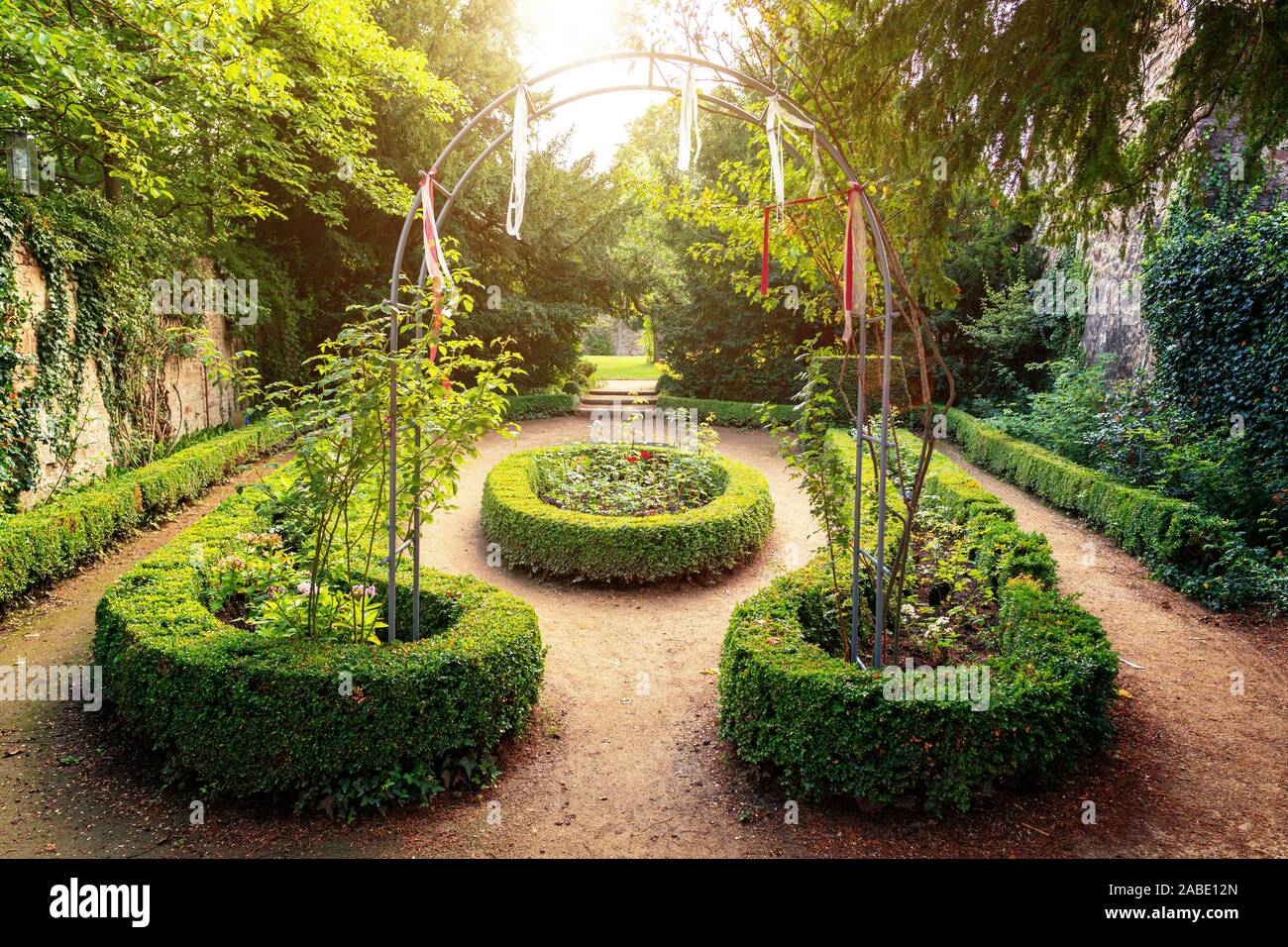 Monastery garden hi-res stock photography and images - Alamy
