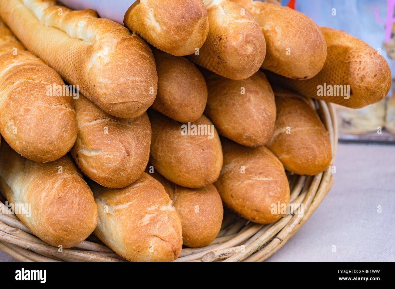 Display food baguettes hi-res stock photography and images - Alamy