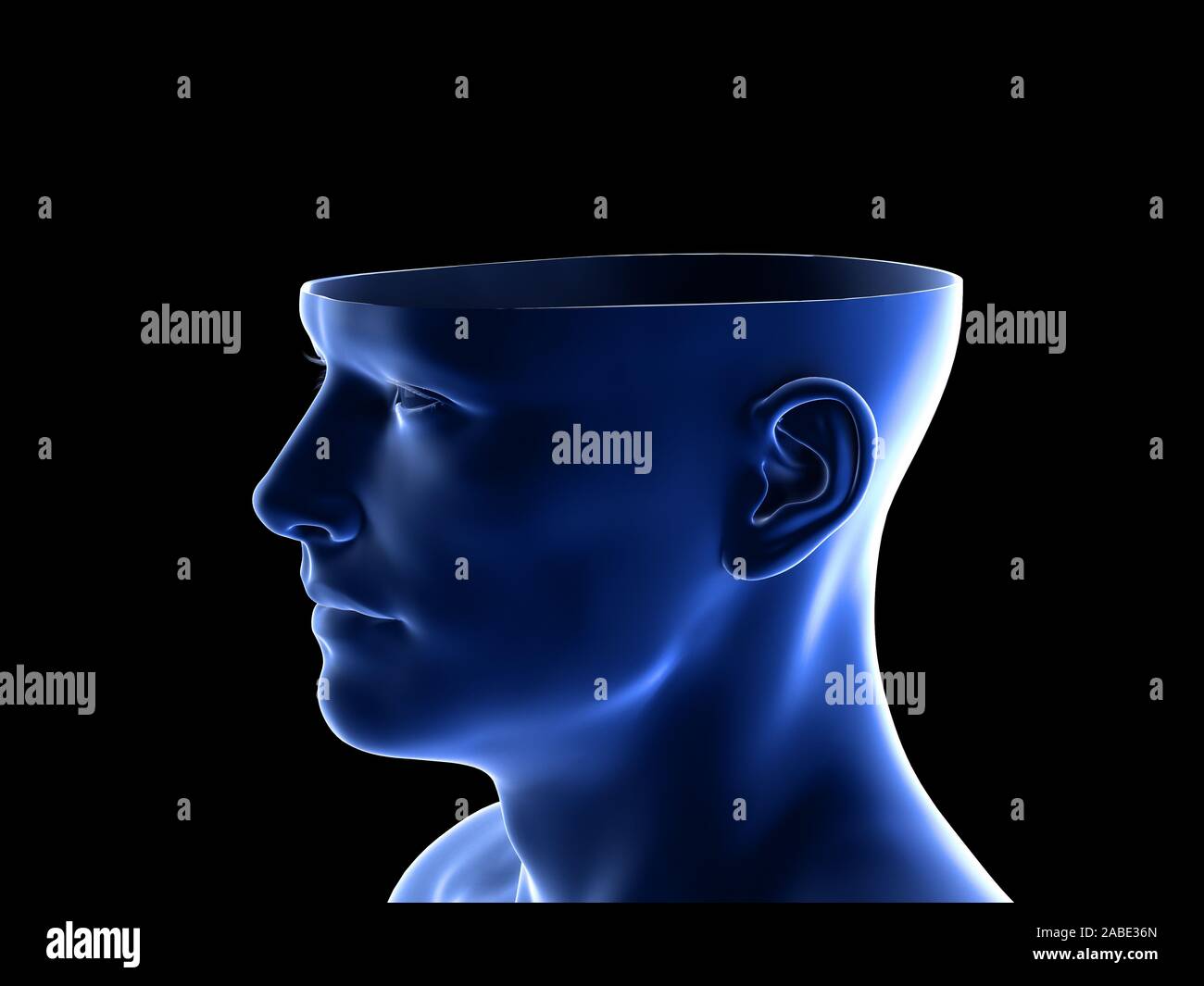 Open head hi-res stock photography and images - Alamy