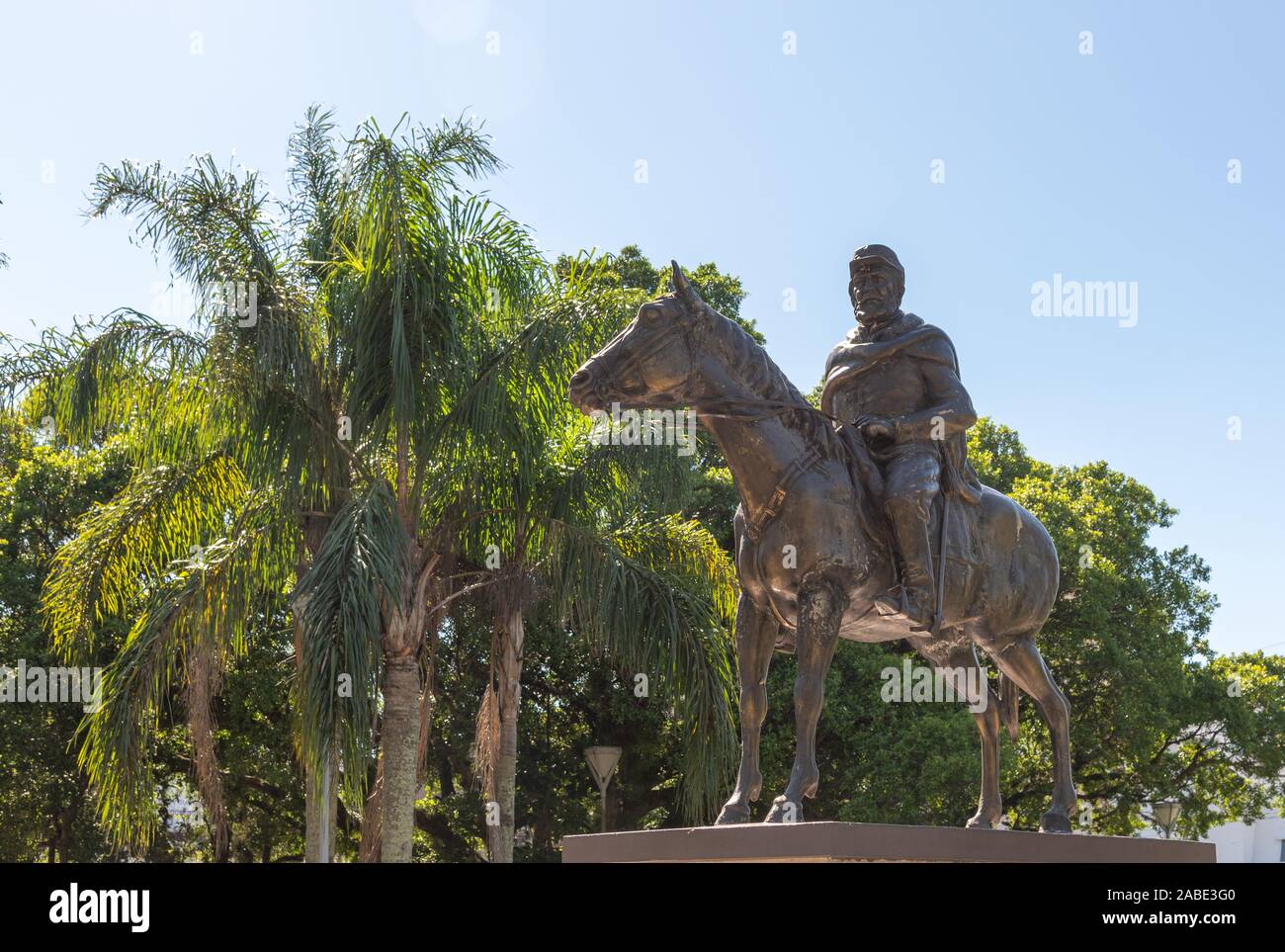 Urban landscape in the city of Osorio, a coastal city of the state of ...