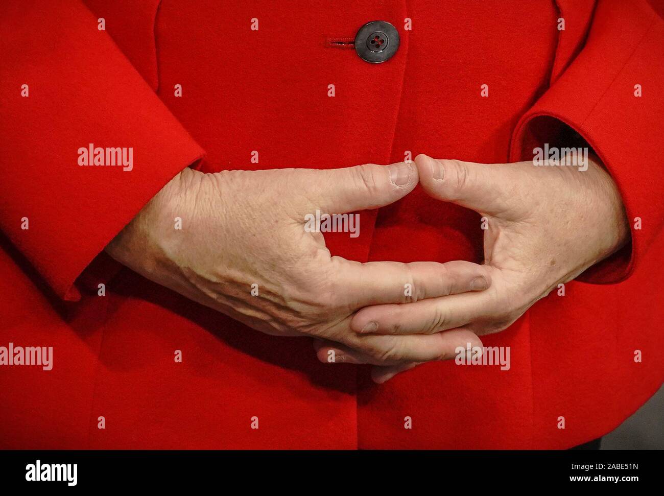 Berlin, Germany. 27th Nov, 2019. Chancellor Angela Merkel (CDU) has ...