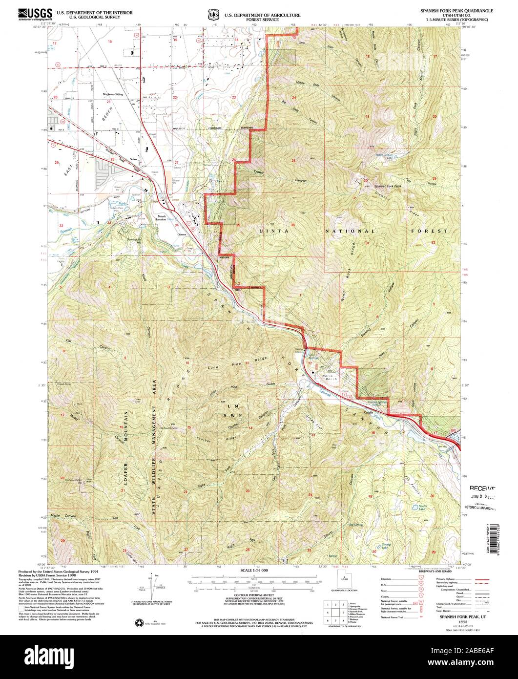 Spanish peak map Cut Out Stock Images & Pictures - Alamy