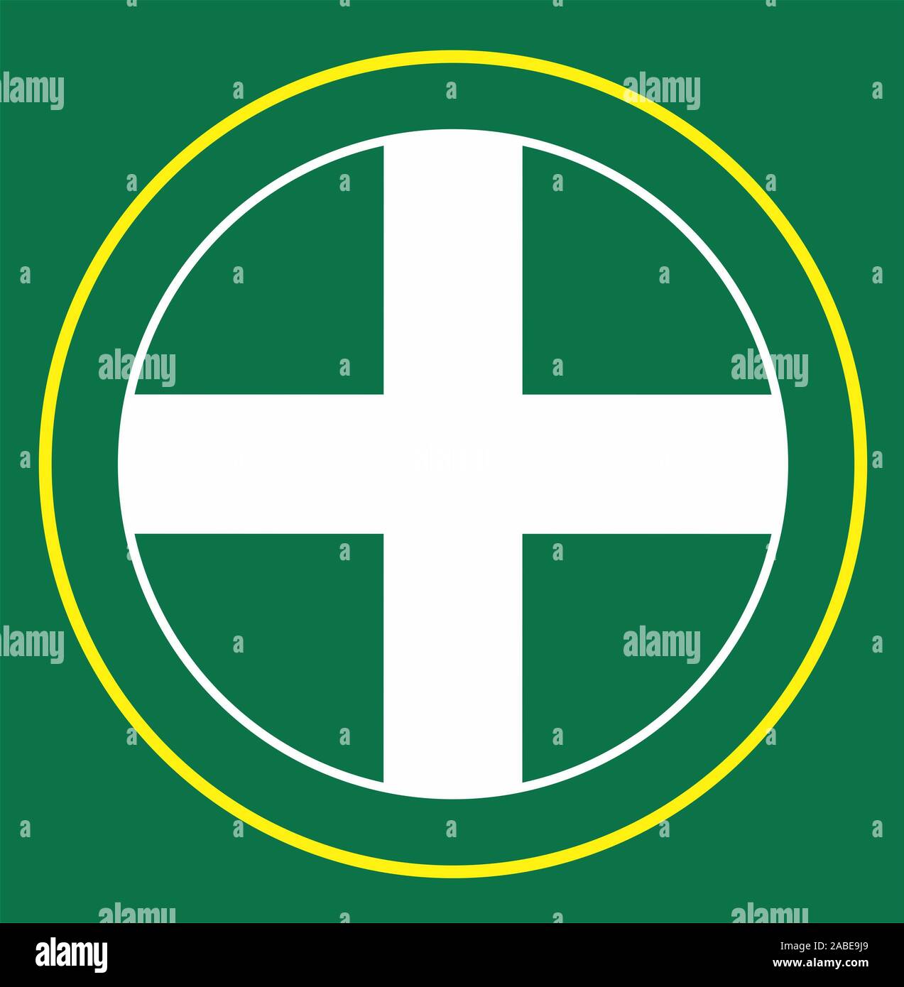 DOCTOR AND MEDICAL LOGOS AND SYMBOLS IN GREEN AND RED Stock Photo - Alamy