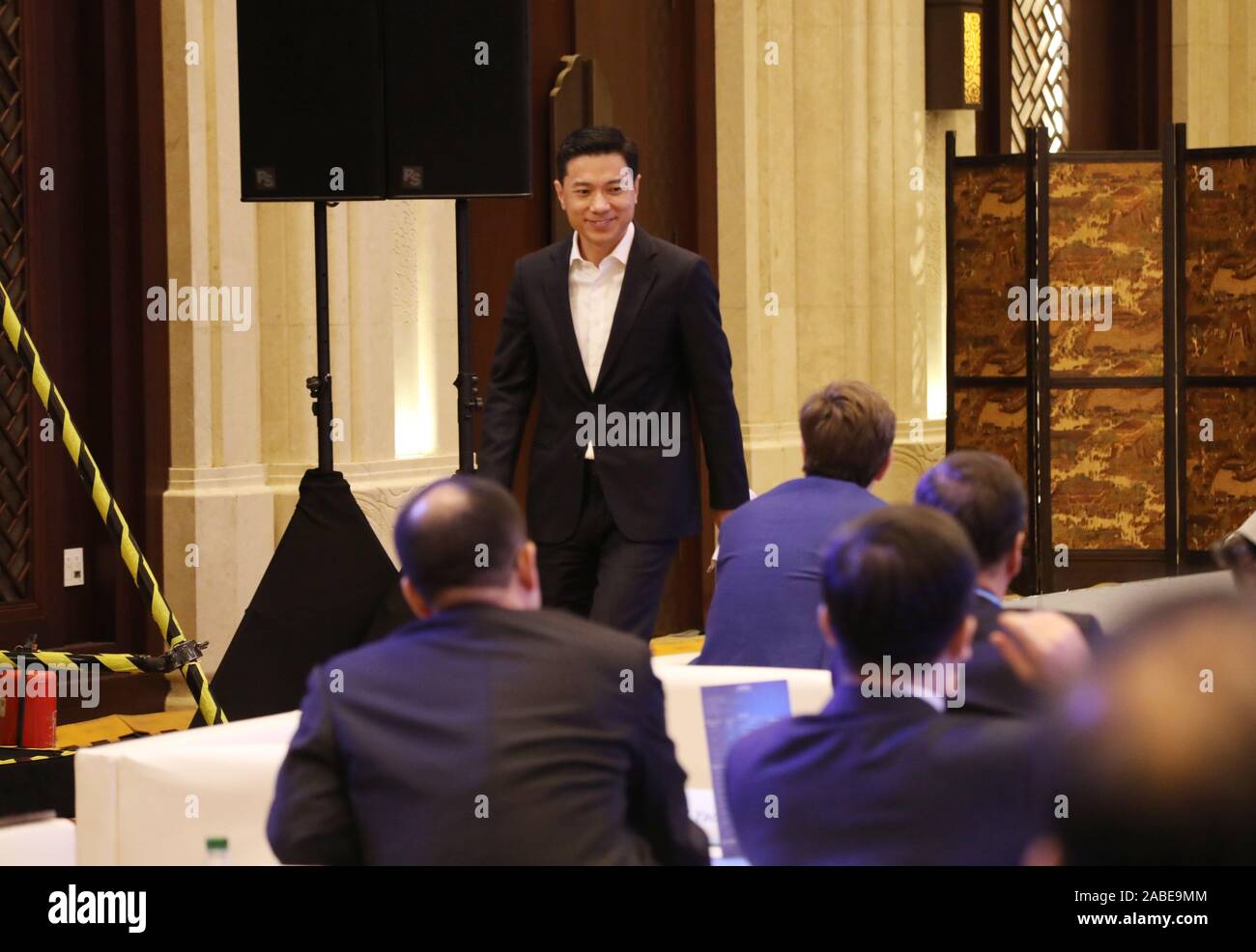 Chinese computer scientist and internet entrepreneur Robin Li Yanhong ...