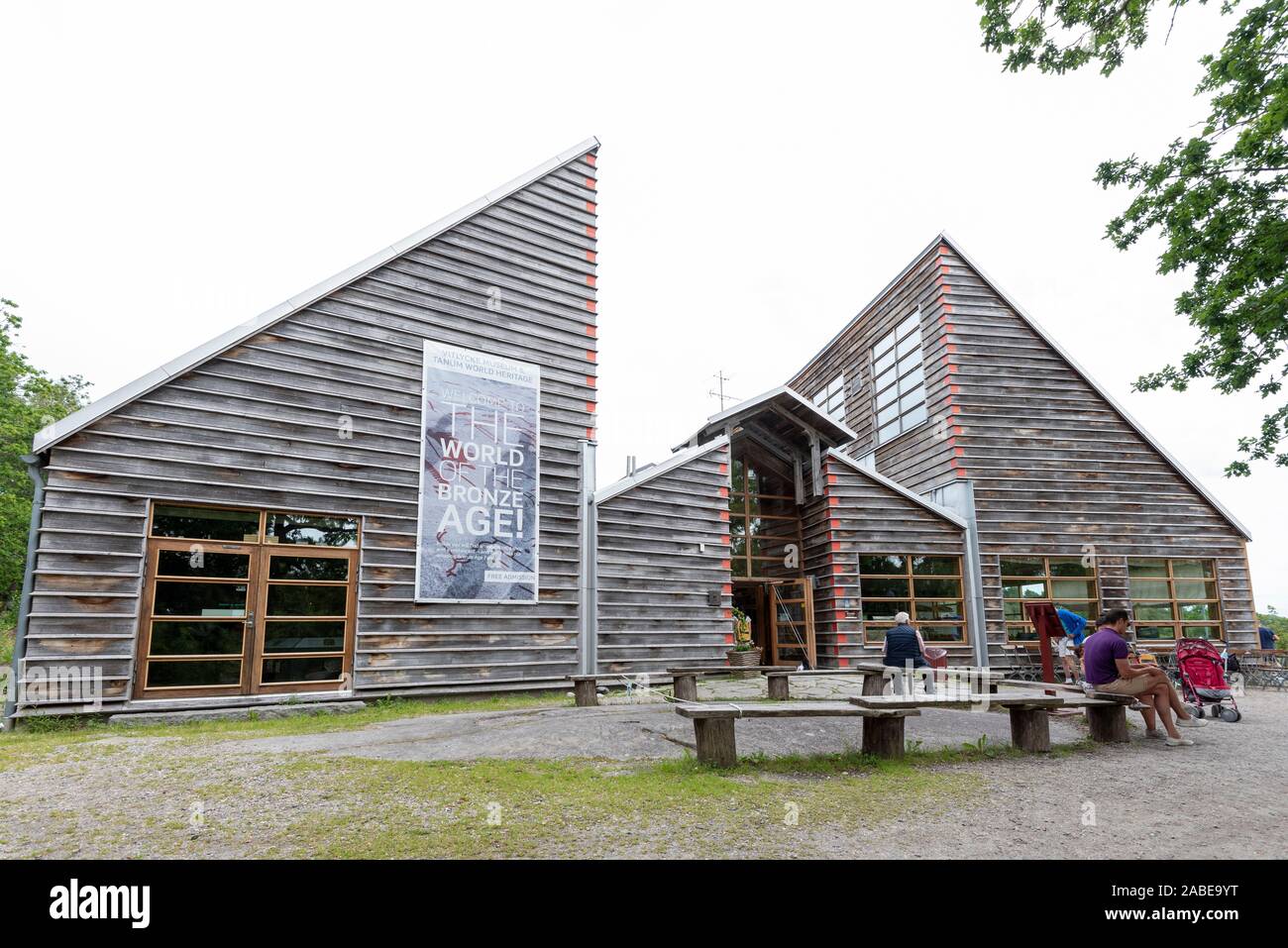 Tanumshede, Sweden. 20th July, 2019. View of the Vitlycke Museum in the ...