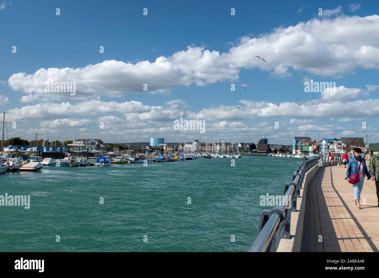 Littlehampton, West Sussex, UK. September 04, 2019, River Arun in ...