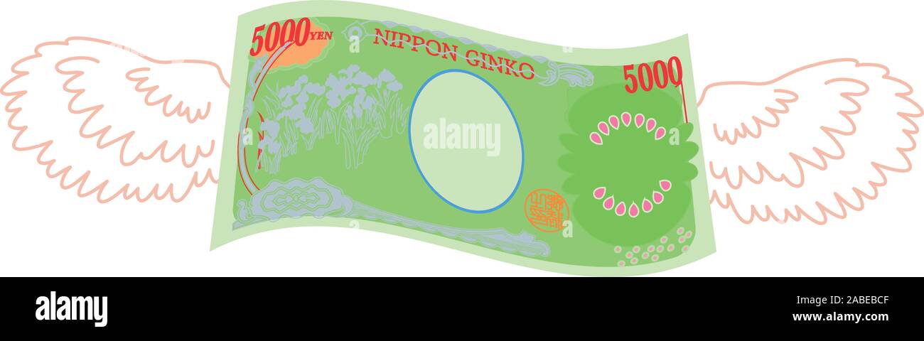 Japanese 5000 yen note hi-res stock photography and images - Alamy