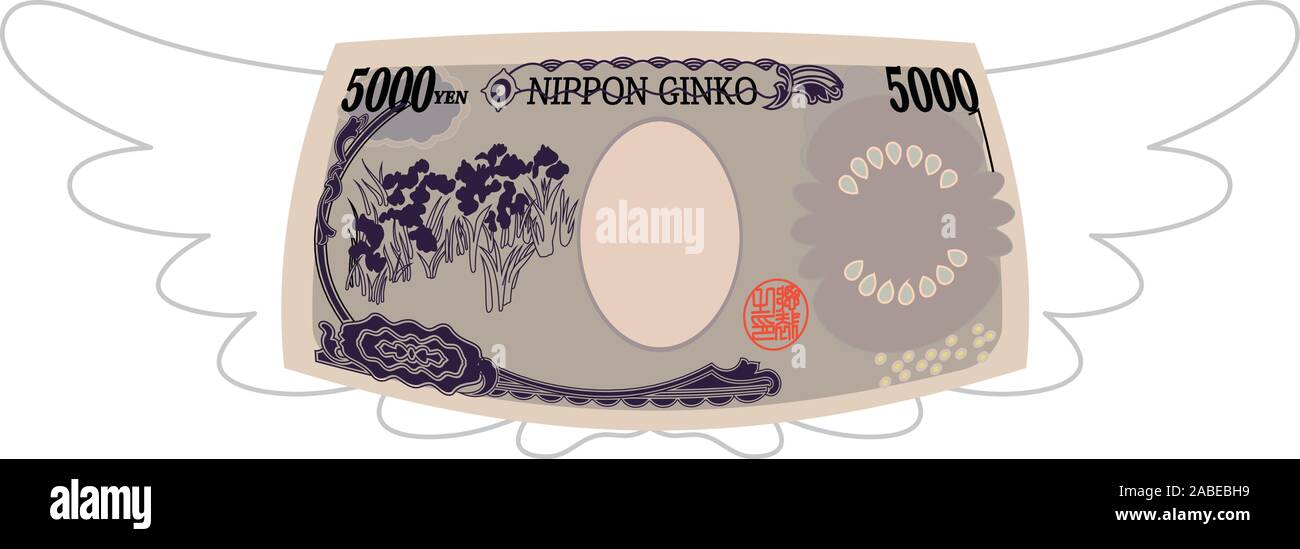 Japanese 5000 yen note hi-res stock photography and images - Alamy