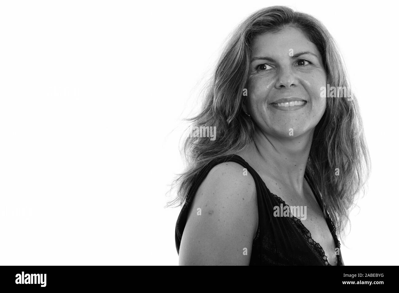 Mature woman back hi-res stock photography and images - Alamy