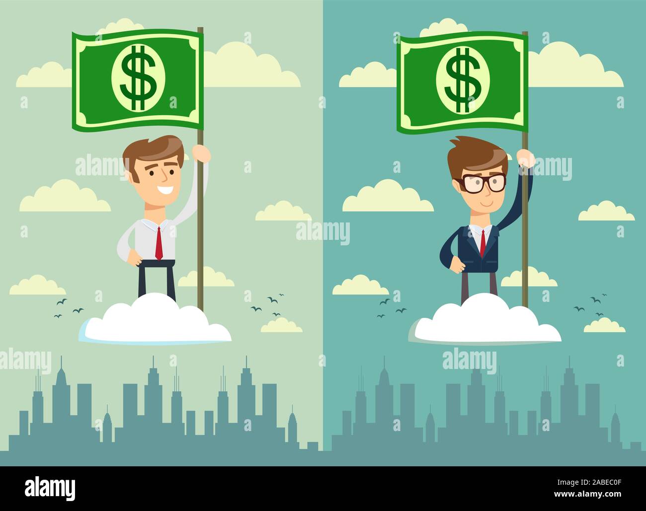 Power of money Stock Vector Image & Art - Alamy