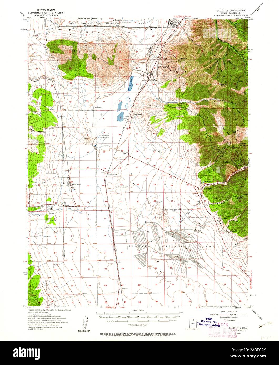 Stockton map Cut Out Stock Images & Pictures - Alamy