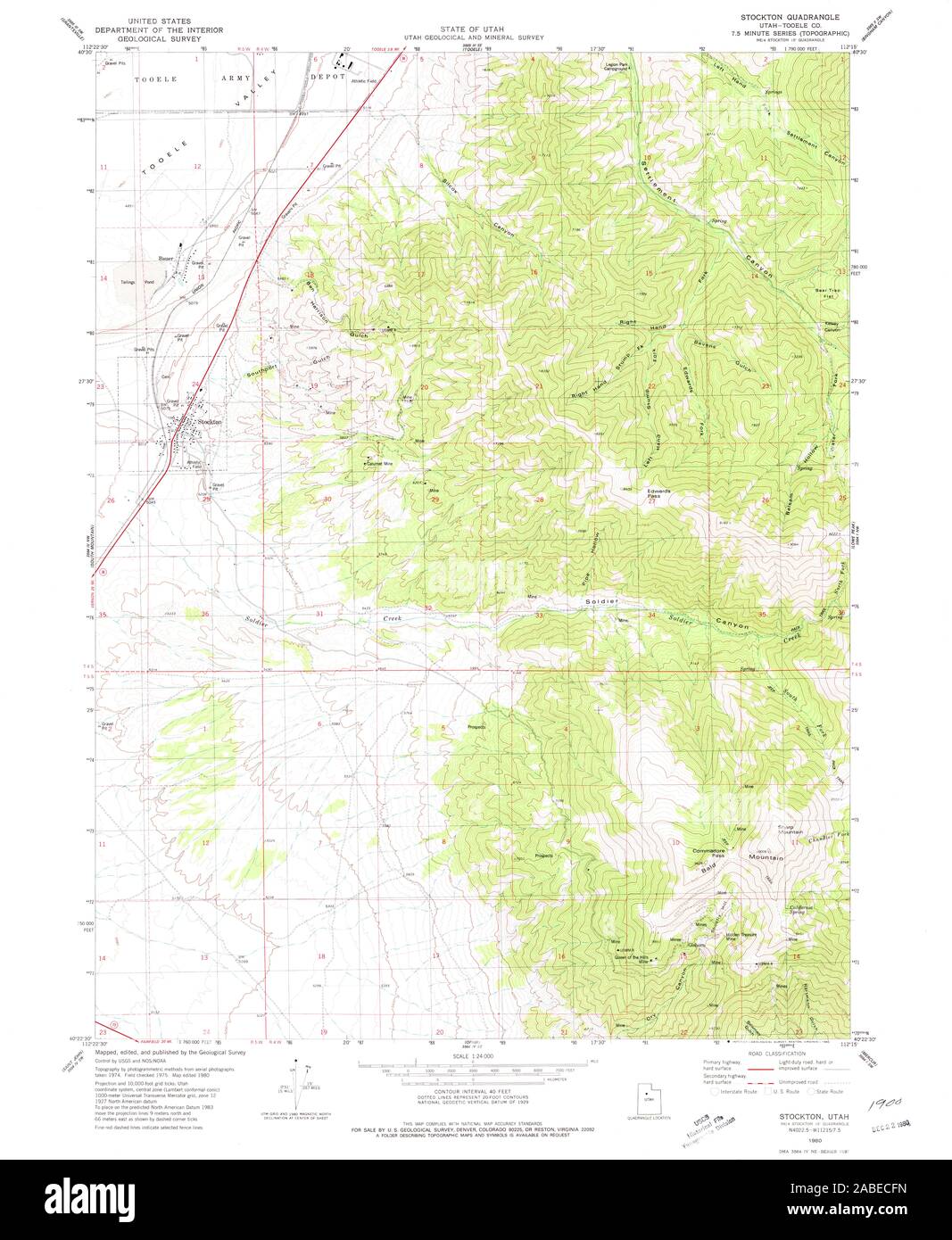 Stockton map Cut Out Stock Images & Pictures - Alamy