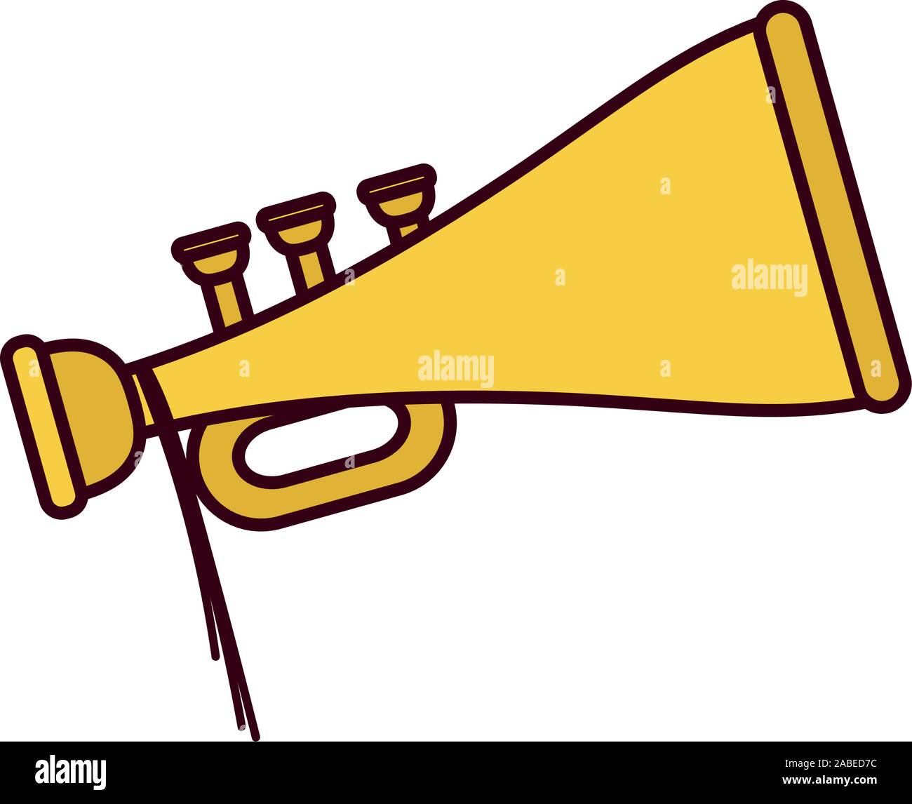 Trumpet instrument design, Music sound melody musical art and ...