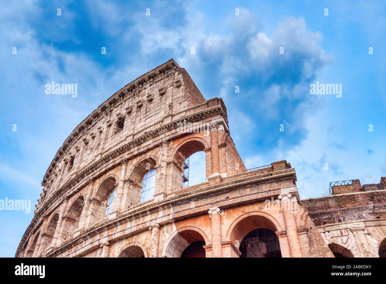 Colosseum panorama hi-res stock photography and images - Alamy
