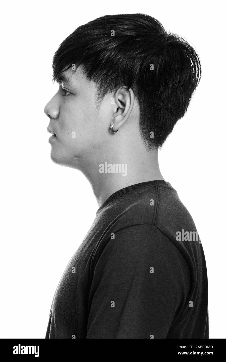 Close up profile filipino young hi-res stock photography and images - Alamy