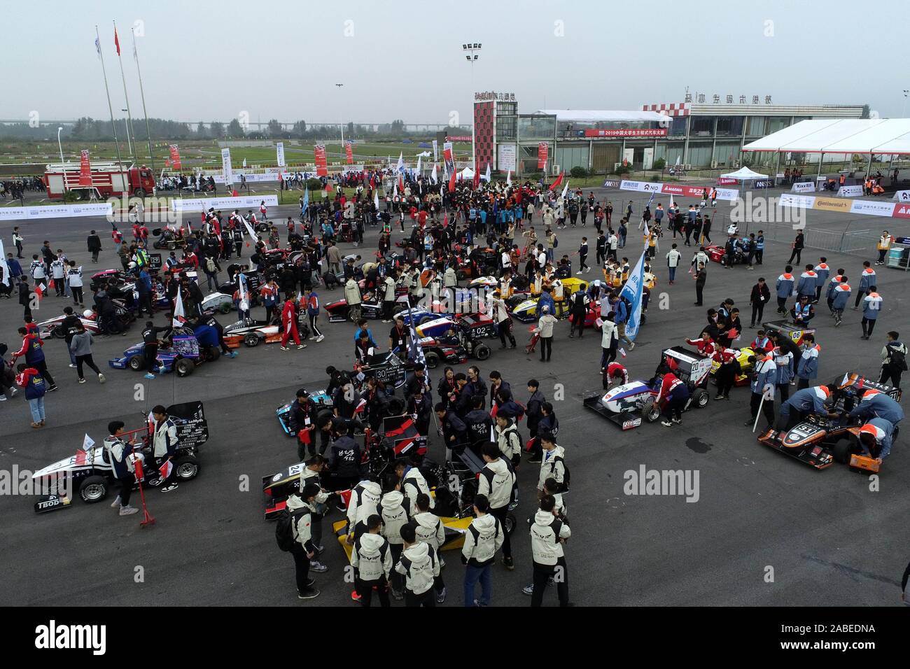 Participated students and their self-produced formulas prepare for the ...