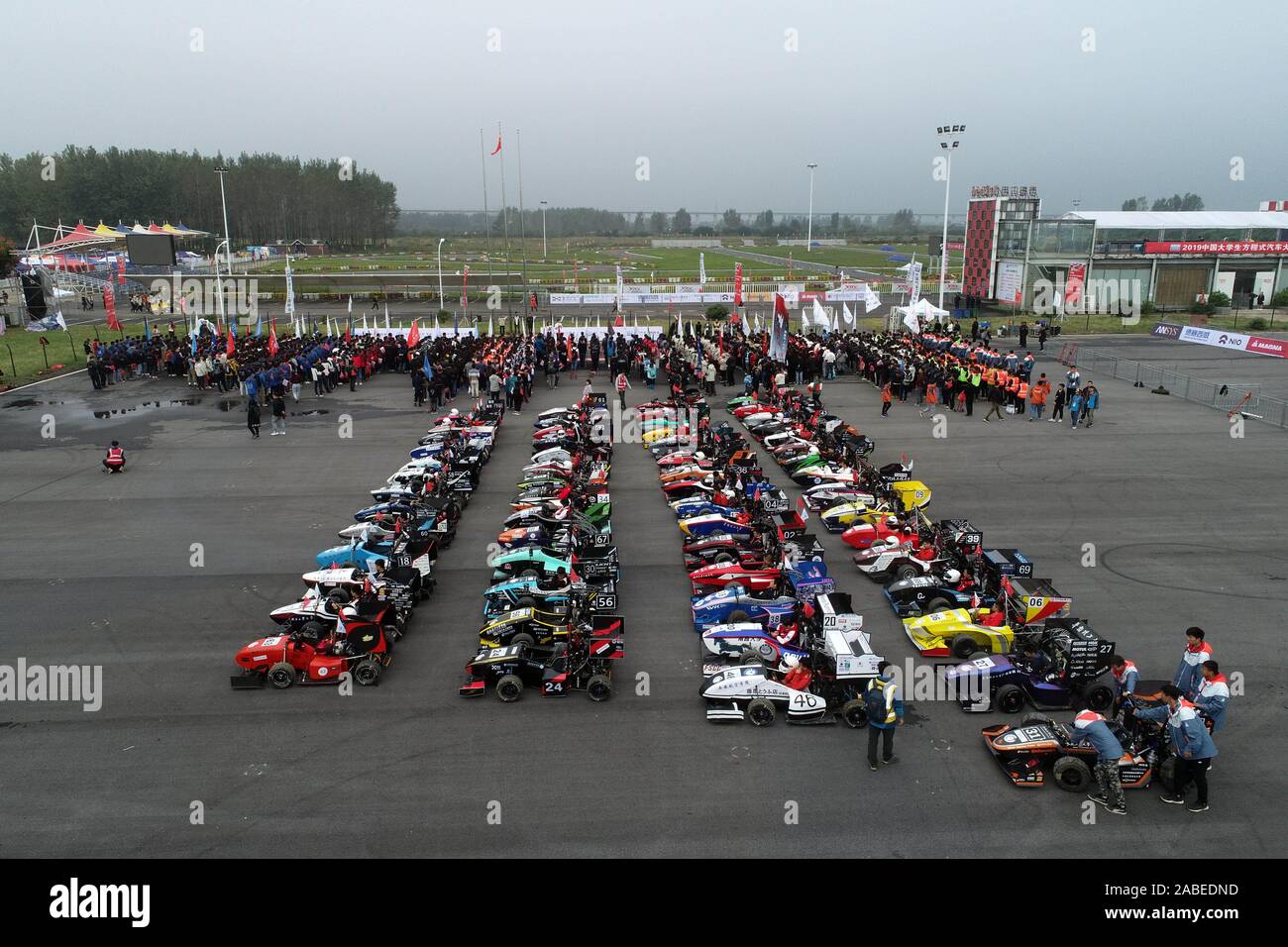 Participated students and their self-produced formulas prepare for the ...