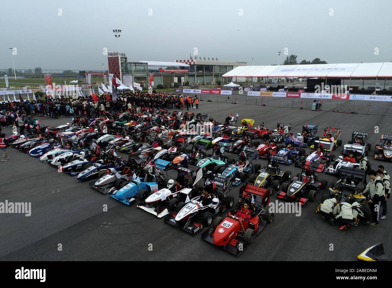 Participated students and their self-produced formulas prepare for the ...