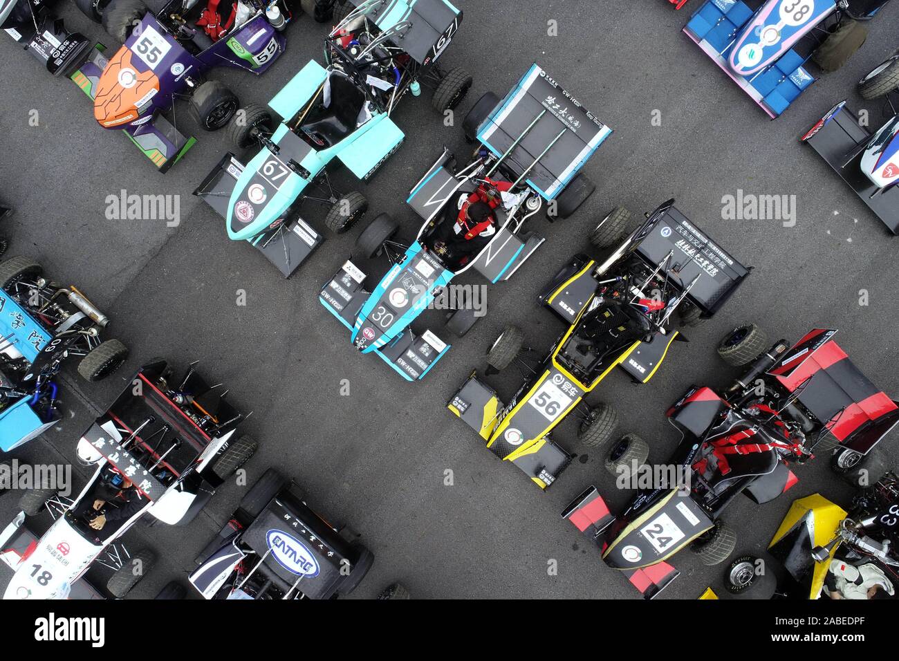 Participated students and their self-produced formulas prepare for the ...