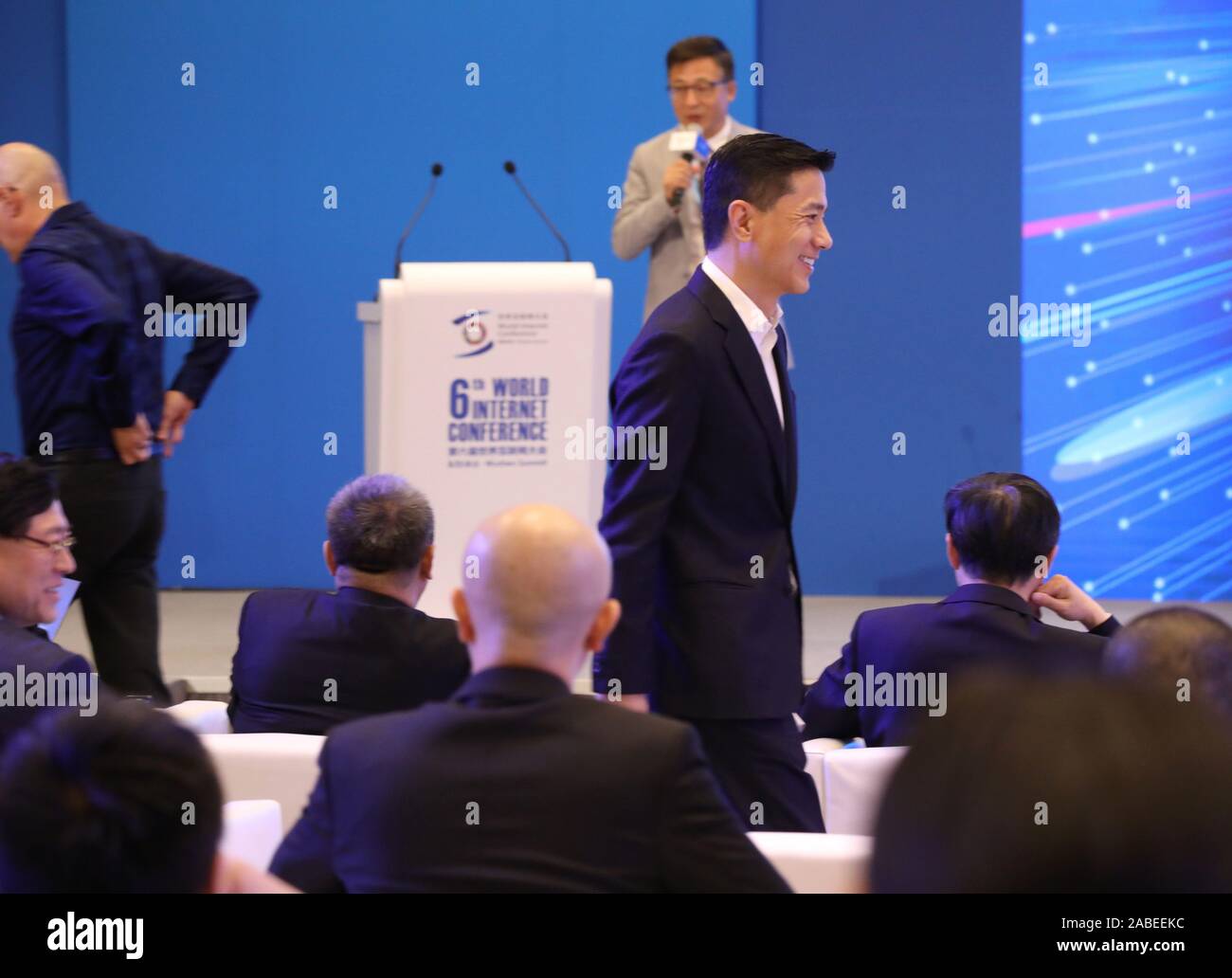 Chinese computer scientist and internet entrepreneur Robin Li Yanhong ...