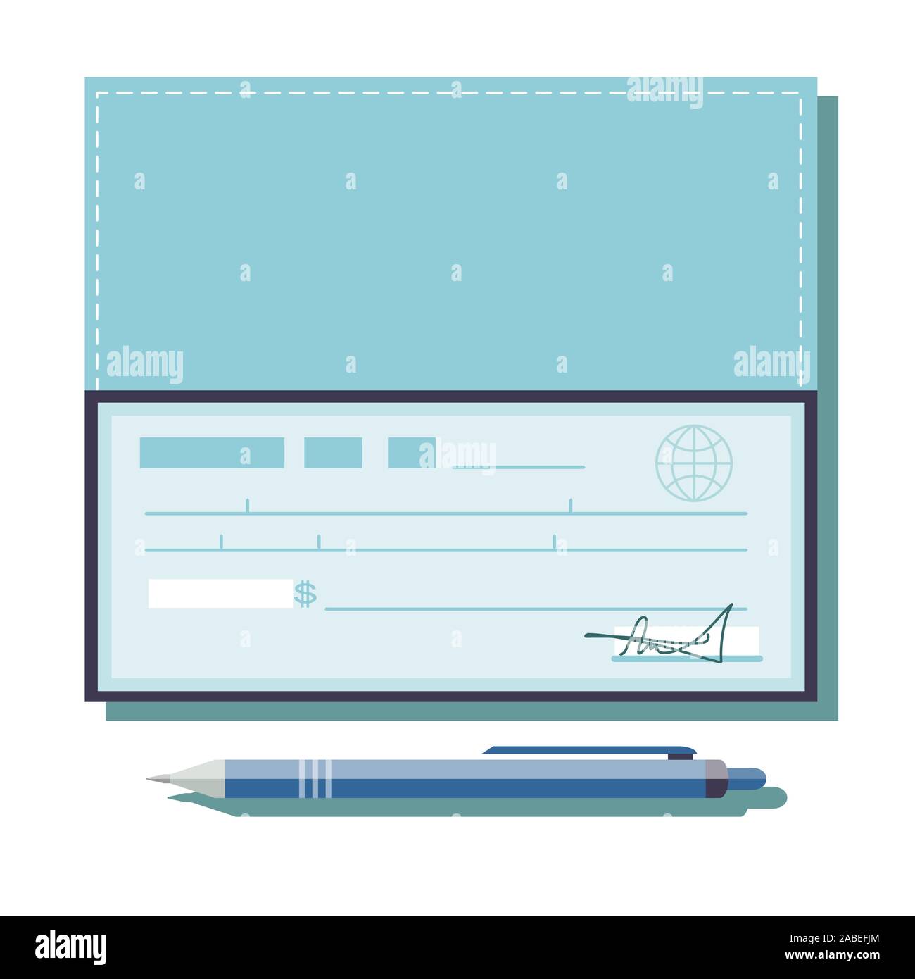 Cheque book design hi-res stock photography and images - Alamy