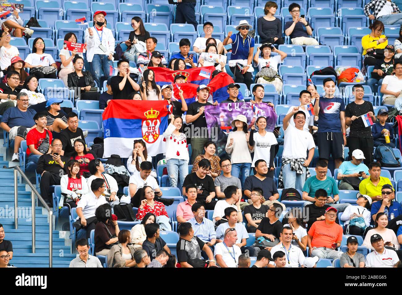 Novak Djokovic Flags High Resolution Stock Photography and Images - Alamy