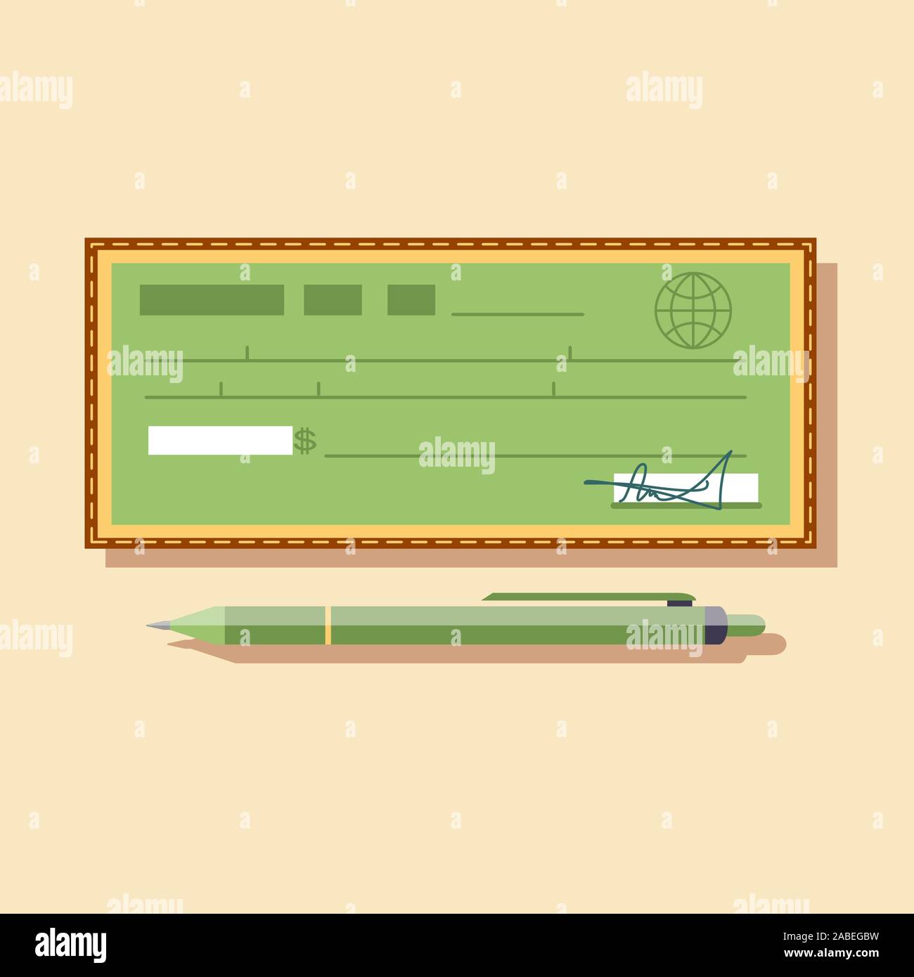 Cheque Icon Vector
