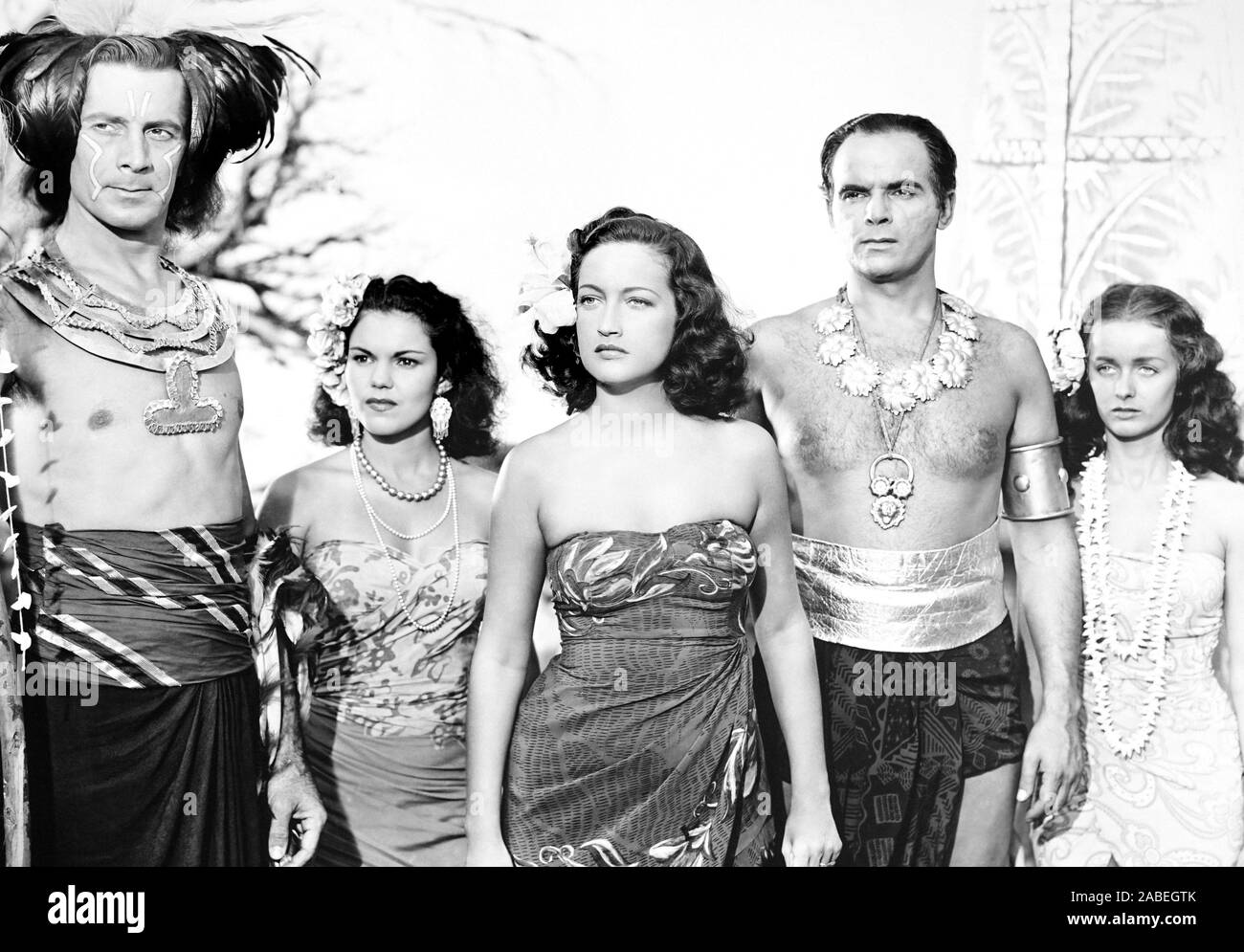 RAINBOW ISLAND, from left, Reed Hadley, Dorothy Lamour (center), Marc ...