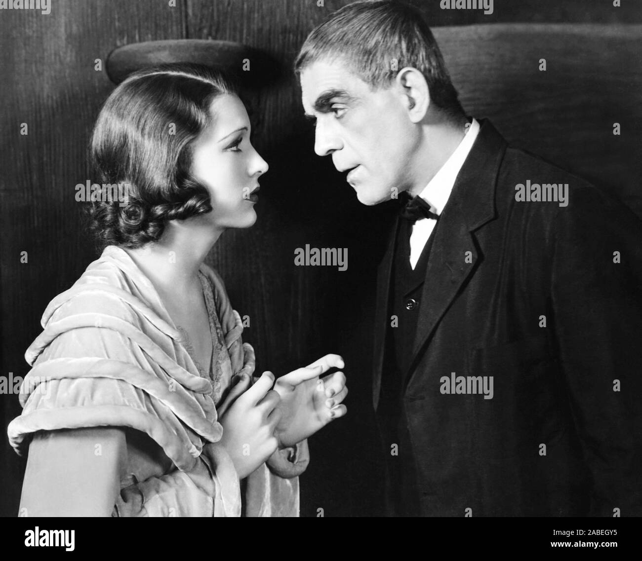 THE RAVEN, from left, Irene Ware, Boris Karloff, 1935 Stock Photo - Alamy