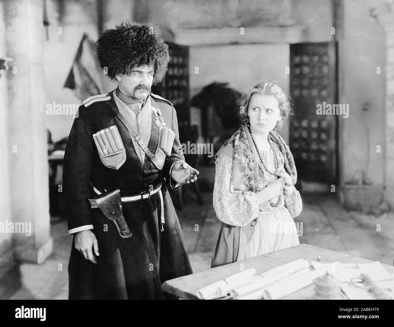 THE RENDEZVOUS, from left: Elmo Lincoln, Lucille Ricksen, 1923 Stock ...