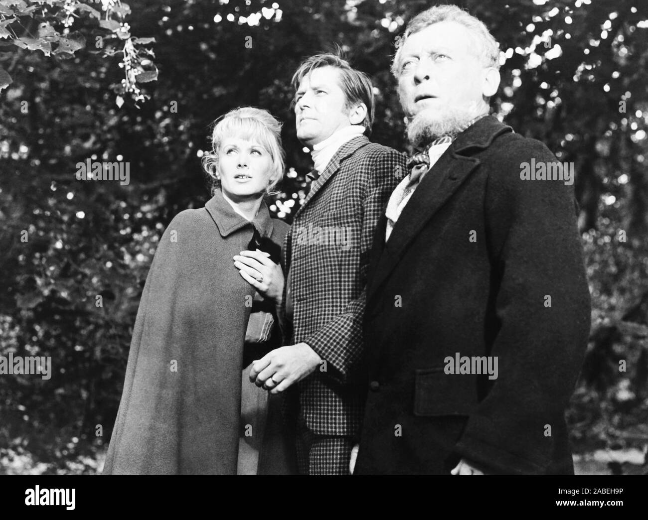 THE REPTILE, from left: Jennifer Daniel, Ray Barrett, Michael Ripper ...