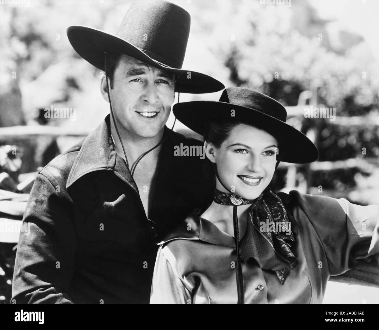 THE RENEGADE RANGER, from left: George O'Brien, Rita Hayworth, 1938 ...