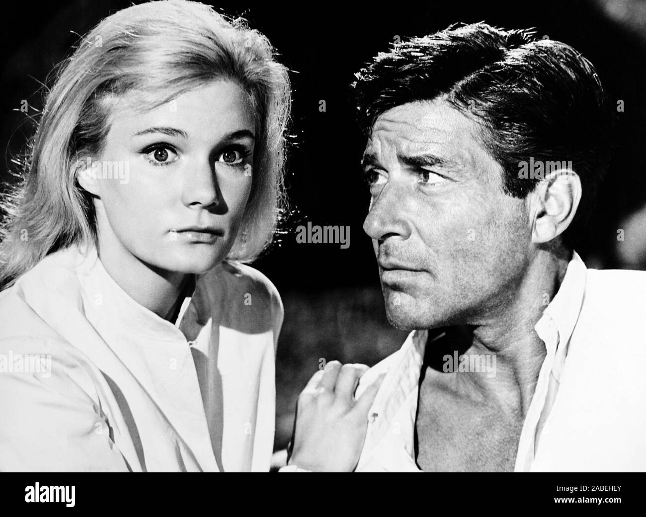 THE REWARD, from left, Yvette Mimieux, Efrem Zimbalist, Jr., 1965, TM ...
