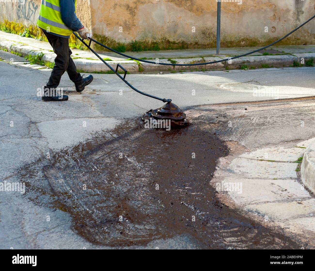 Bitumen emulsion hi-res stock photography and images - Alamy