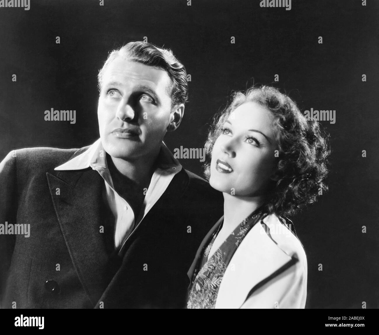 ROAMING LADY, from left: Ralph Bellamy, Fay Wray, 1936 Stock Photo - Alamy