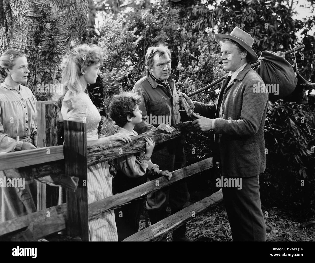 THE ROMANCE OF ROSY RIDGE, from left: Selena Royle, Janet Leigh, Dean ...