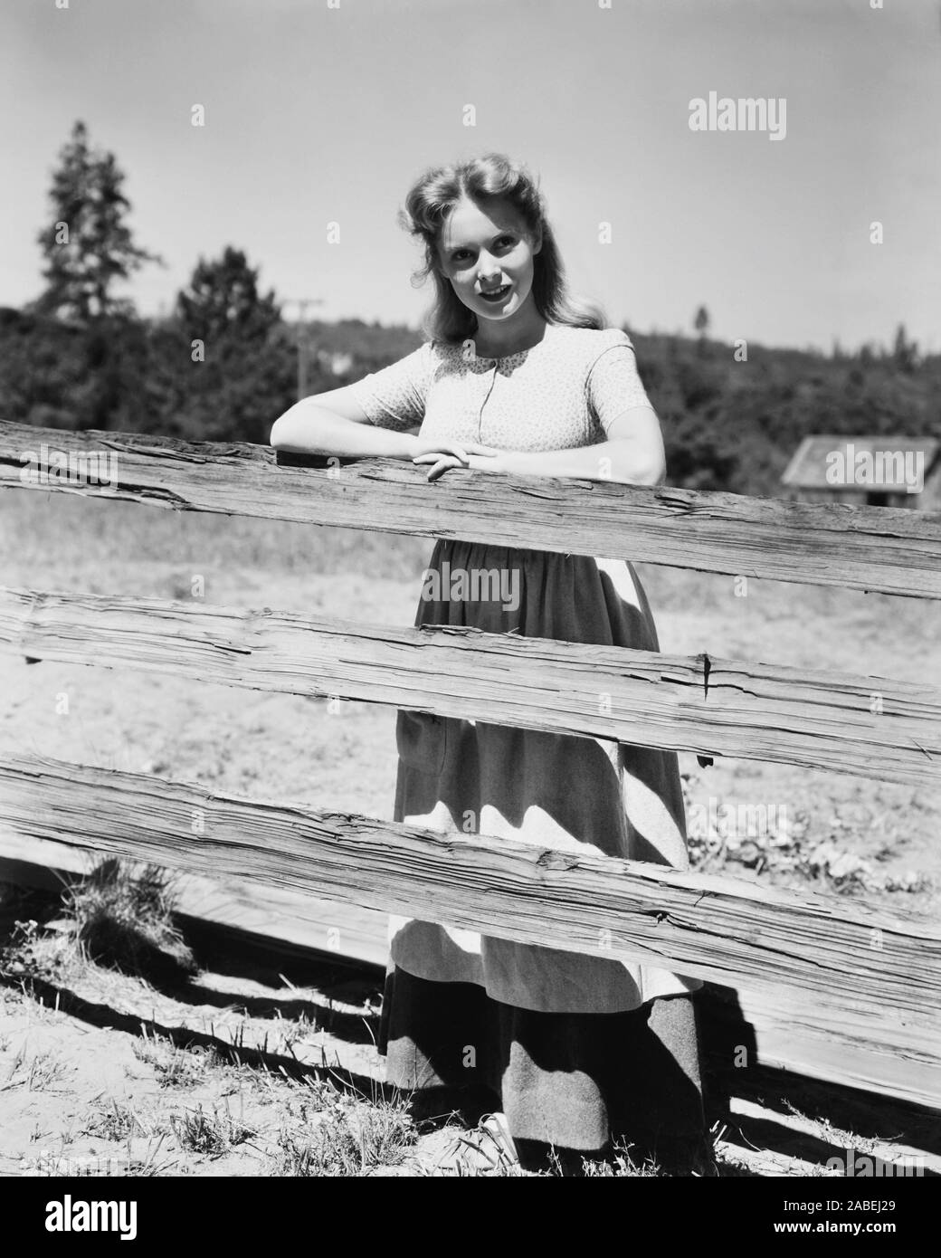 THE ROMANCE OF ROSY RIDGE, Janet Leigh on set, 1947 Stock Photo - Alamy