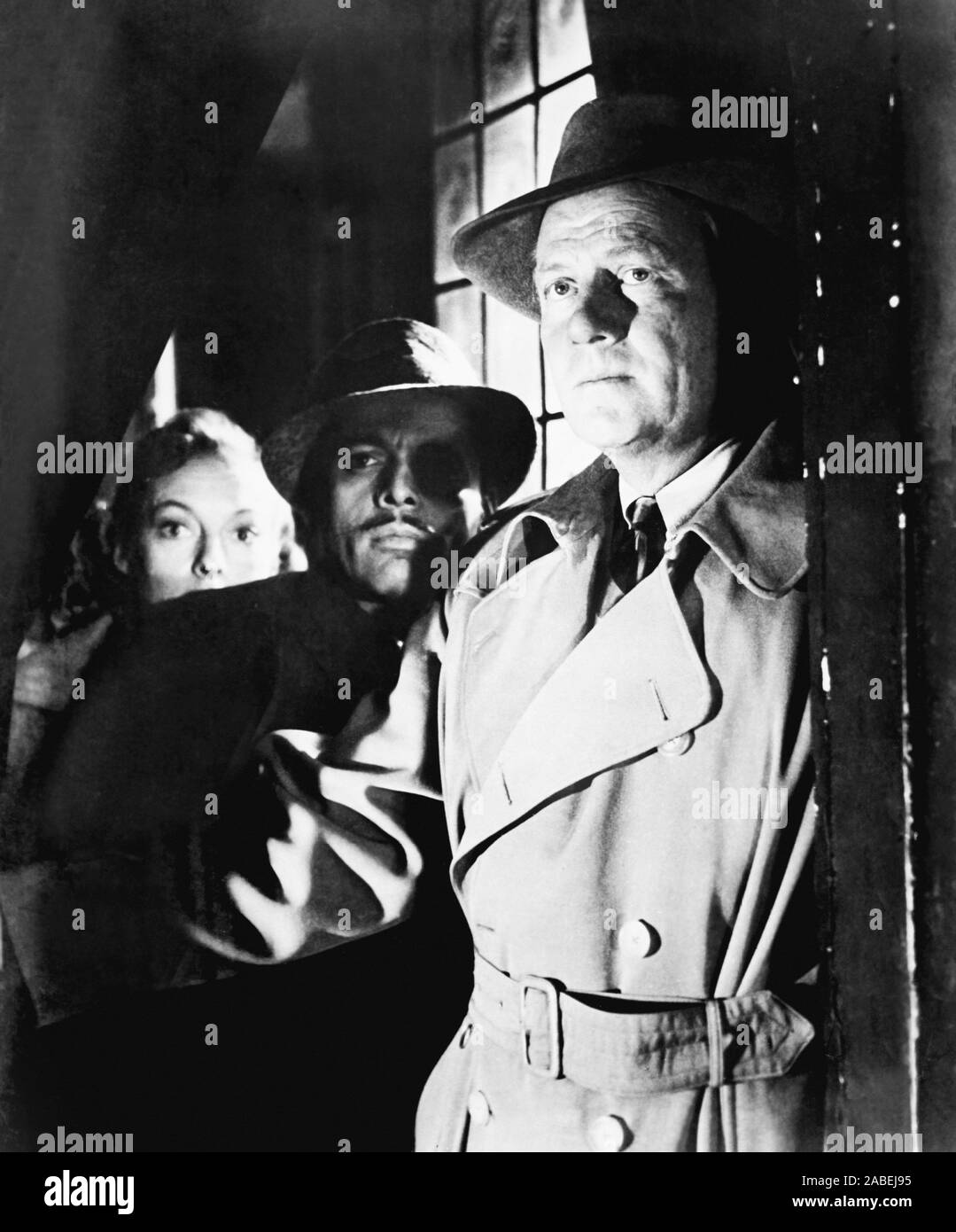 ROUGH SHOOT, (aka SHOOT FIRST), from left, Evelyn Keyes, Herbert Lom ...