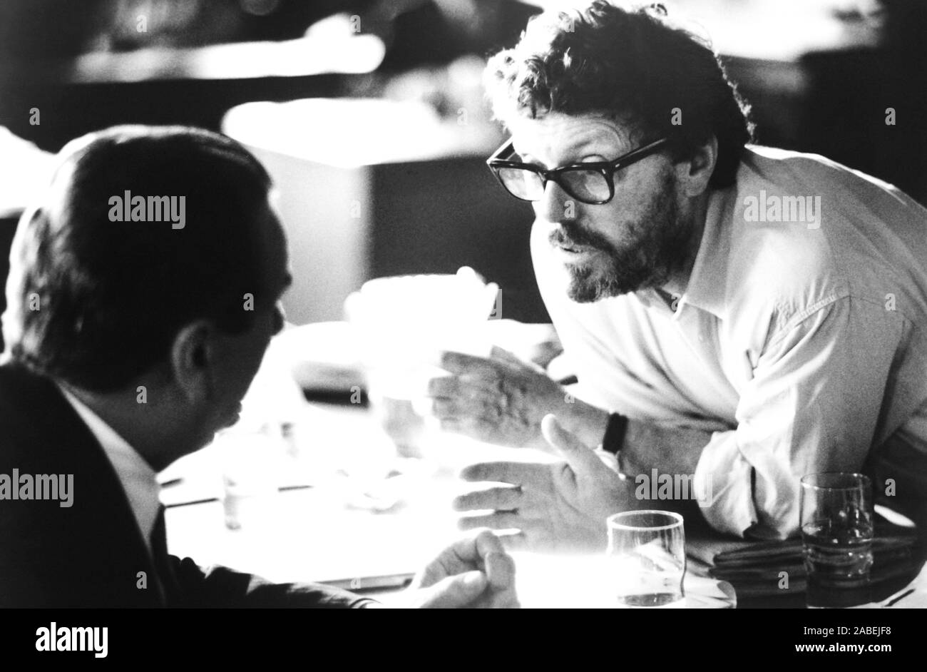 RUBY, from left: Danny Aiello, director John Mackenzie on set, 1992 ...