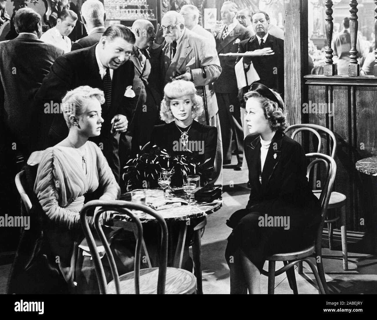 THE SAXON CHARM, from left: Audrey Totter, Harry von Zell, Cara ...