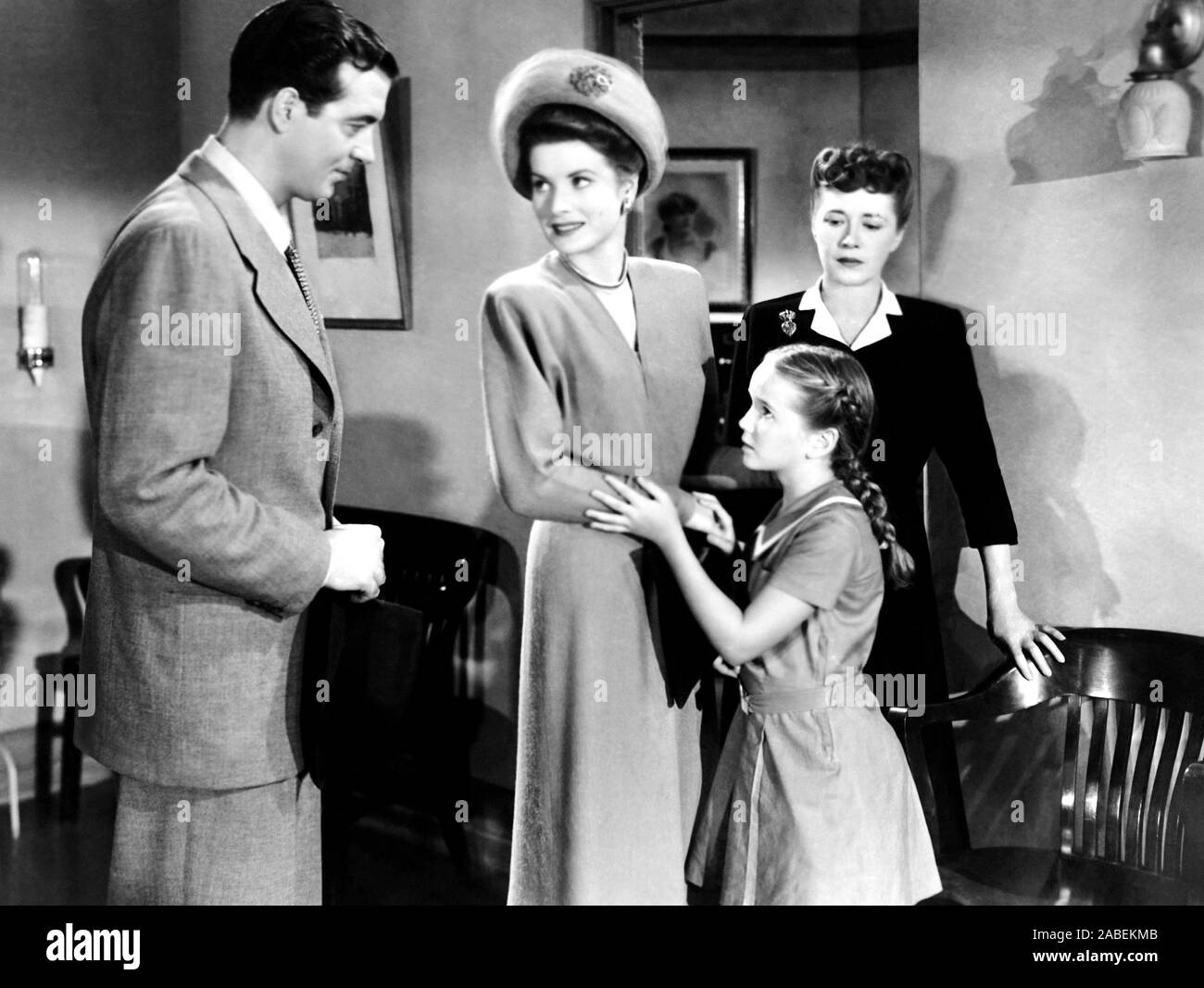 SENTIMENTAL JOURNEY, from left, front, John Payne, Maureen O'Hara ...