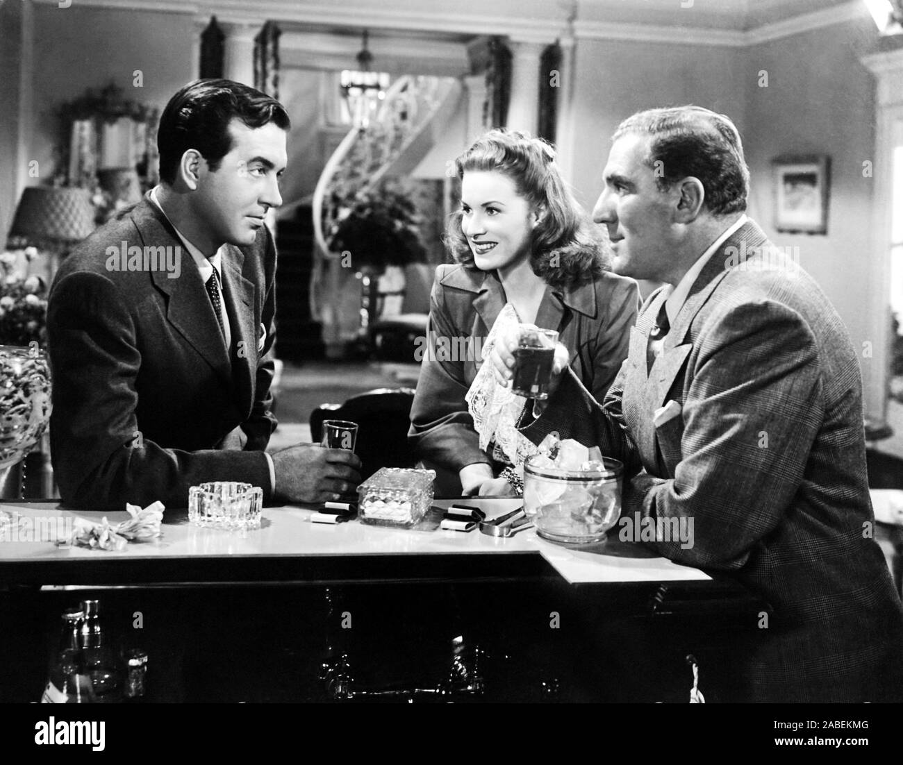 SENTIMENTAL JOURNEY, from left, John Payne, Maureen O'Hara, William Bendix, 1946, TM & Copyright ...