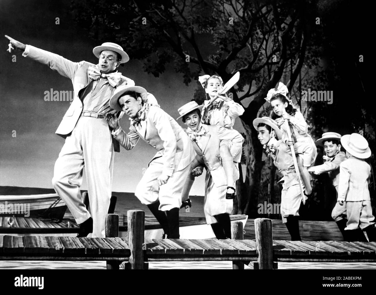 THE SEVEN LITTLE FOYS, from left, Bob Hope, Billy Gray, Lee Erickson ...