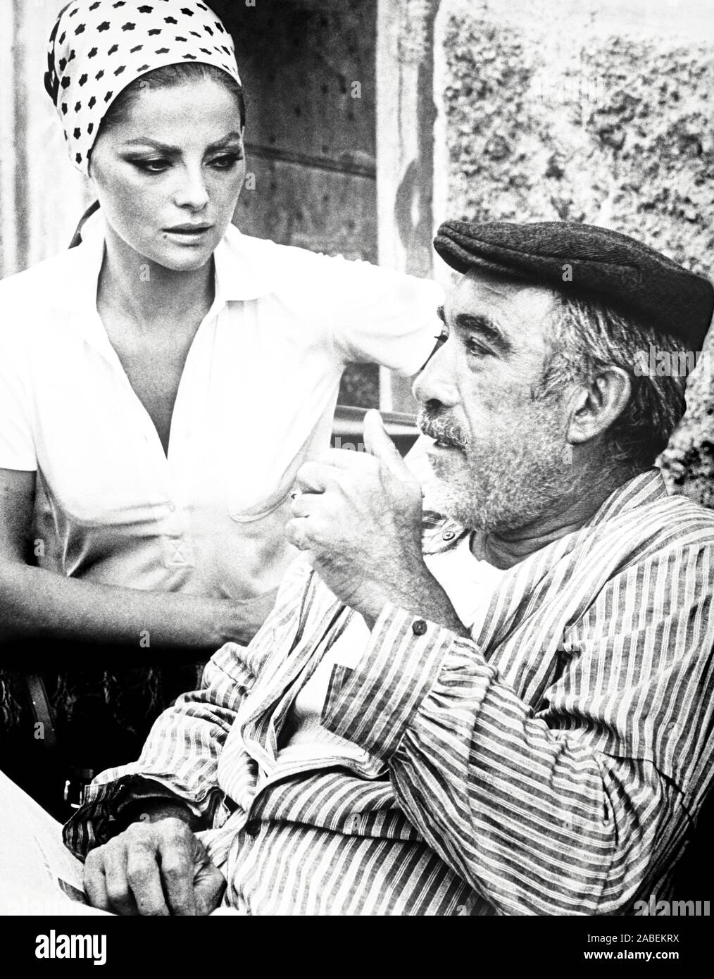 THE SECRET OF SANTA VITTORIA, from left, Virna Lisi, Anthony Quinn ...