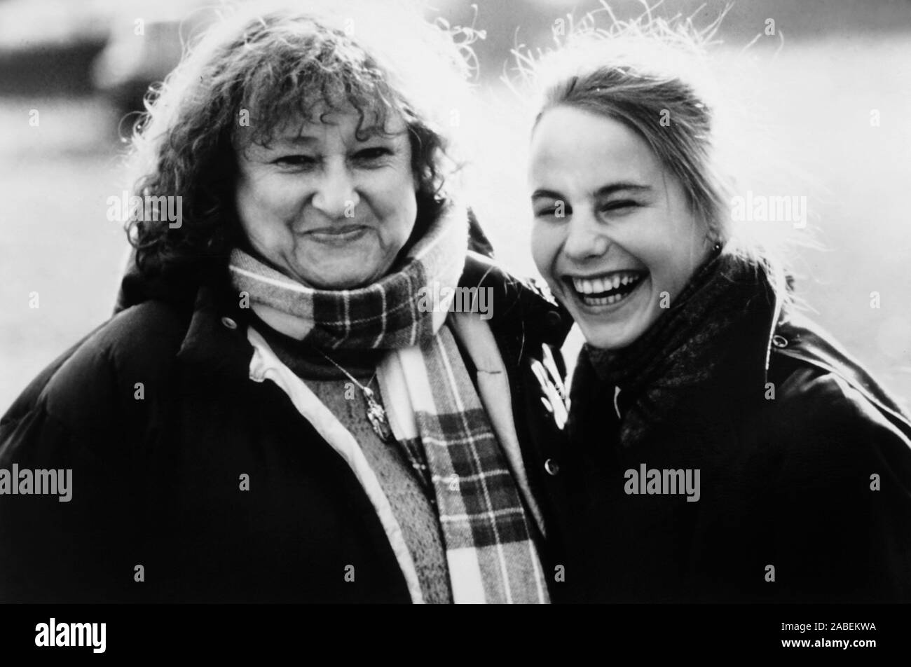 SECRET PLACES, from left: director Zelda Barron, Marie Theris Relin on ...
