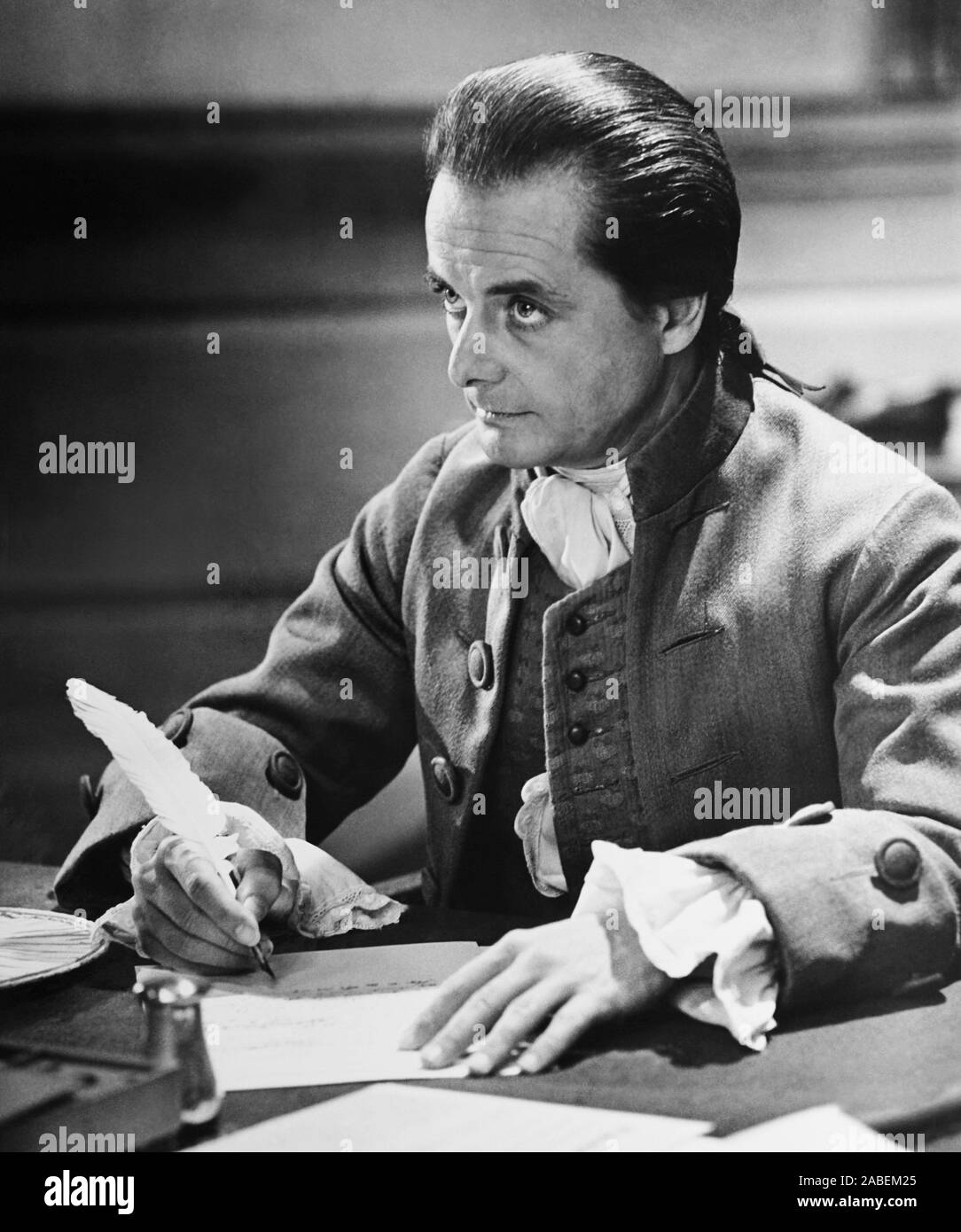 1776, William Daniels as John Adams, 1972 Stock Photo - Alamy