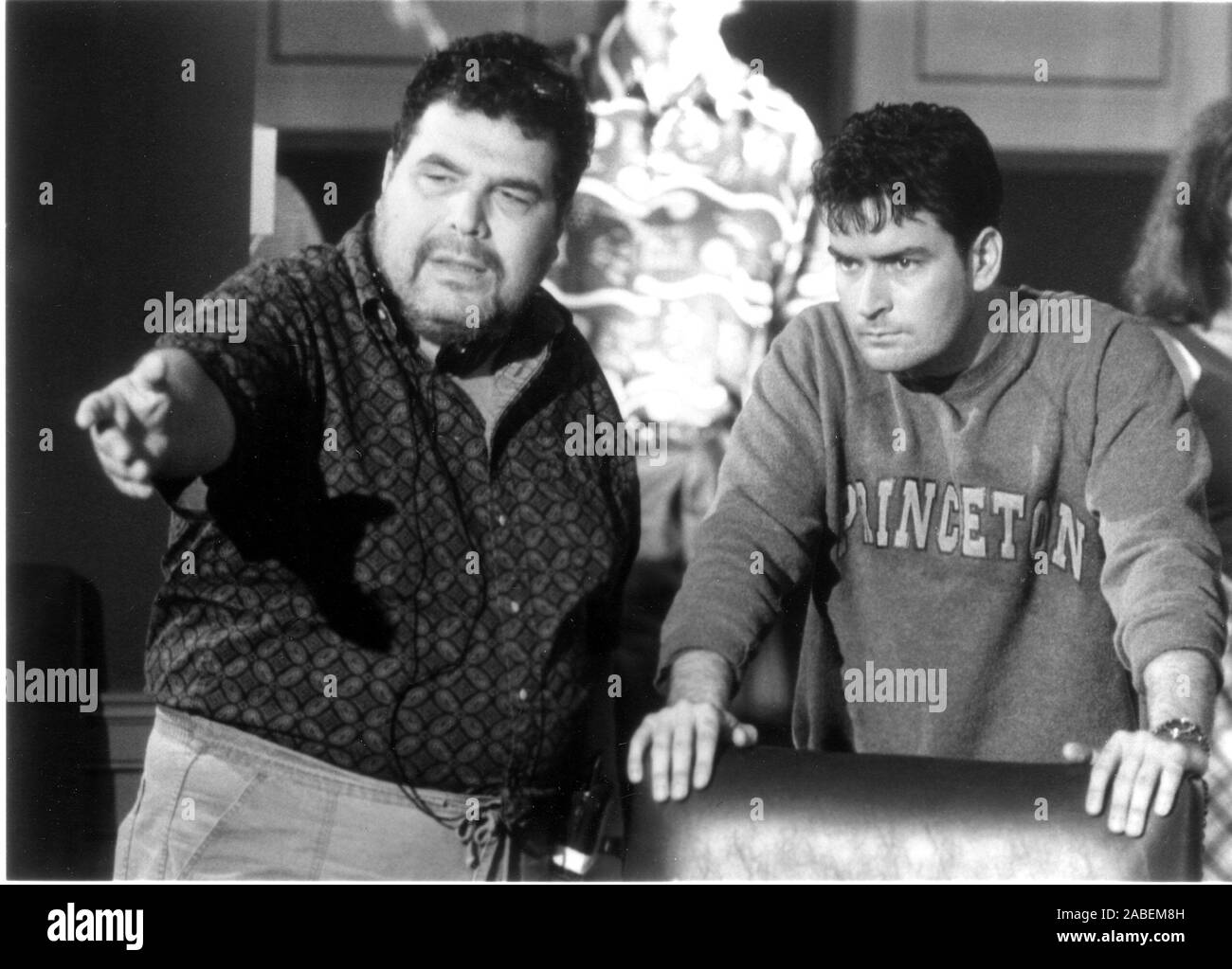 SHADOW CONSPIRACY, from left, director George Pan Cosmatos, Charlie ...